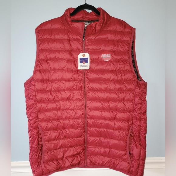 Saddlebred | Jackets & Coats | Nwt Saddlebred Mens Red Puffer Packable ...